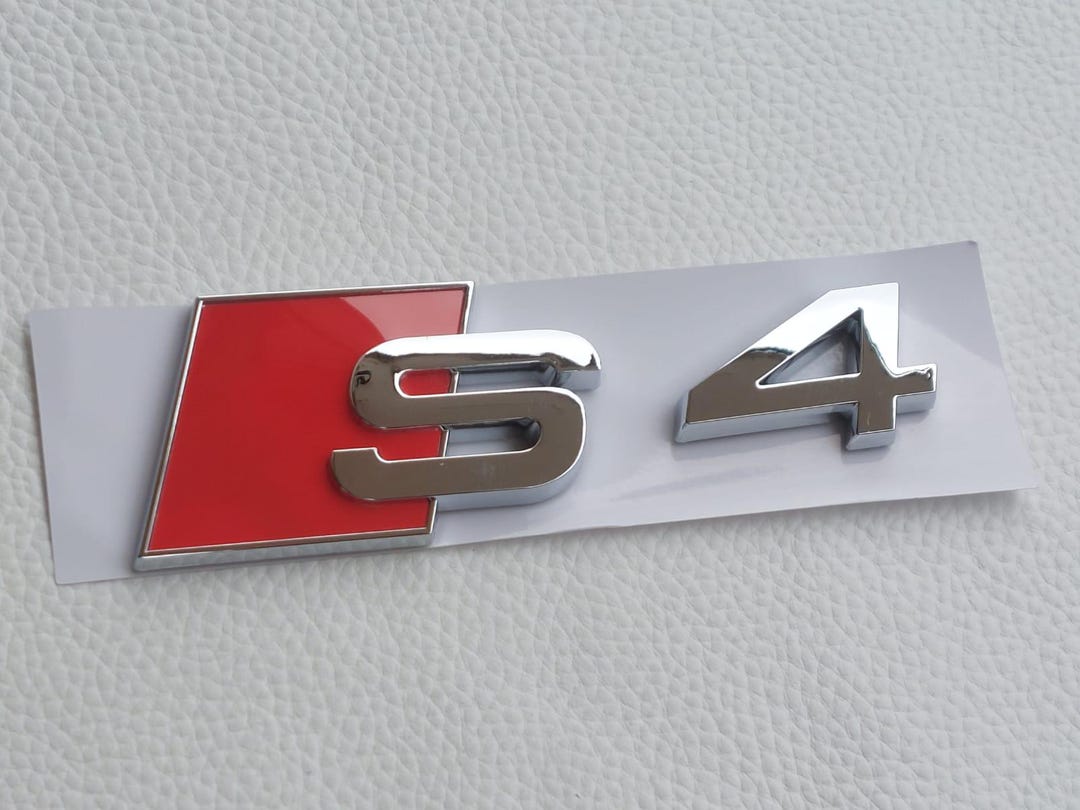 S4 Chrome Emblem Letters Badge Tailgate Sticker - Etsy