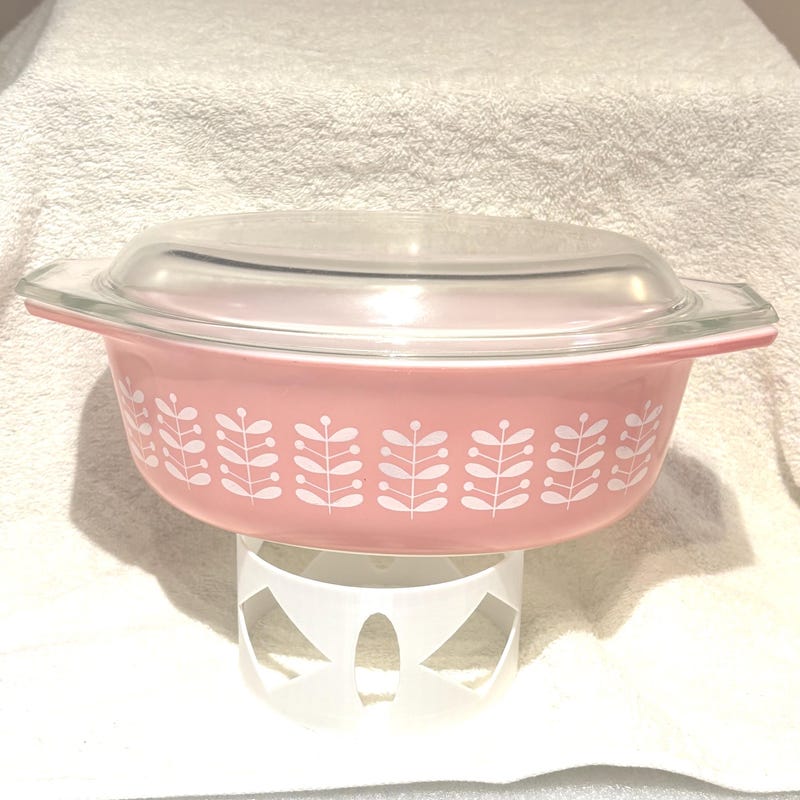 Pyrex Pink Stems - Etsy