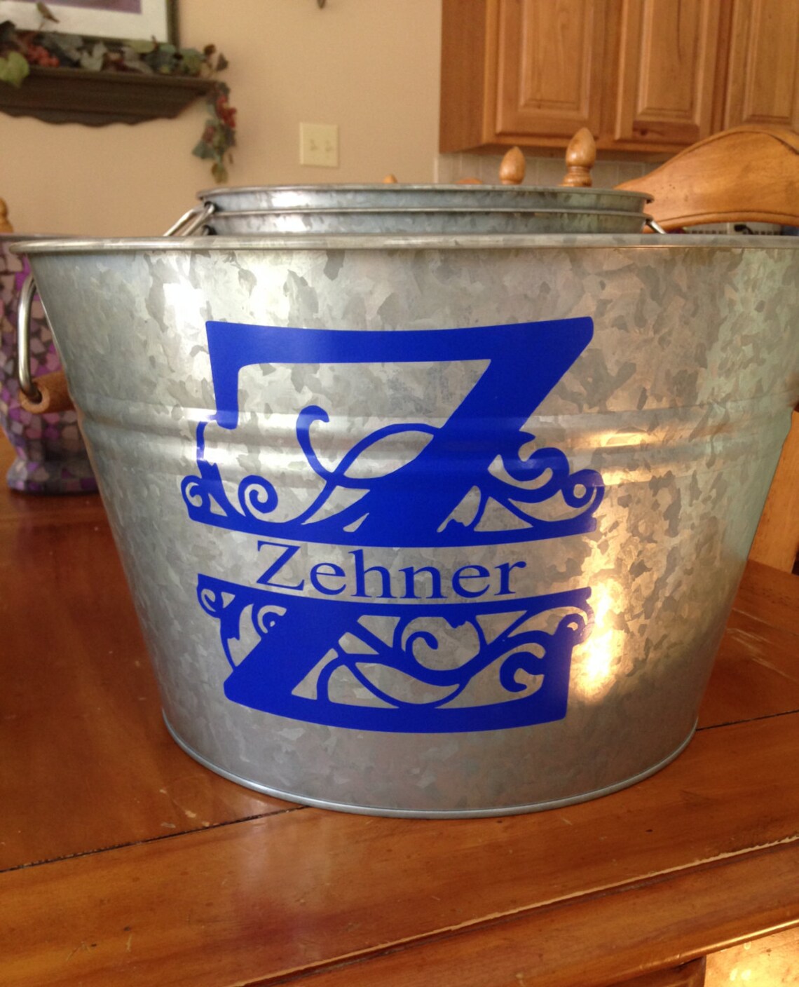 Personalized Monogrammed Name Initial Vinyl Decal - Etsy