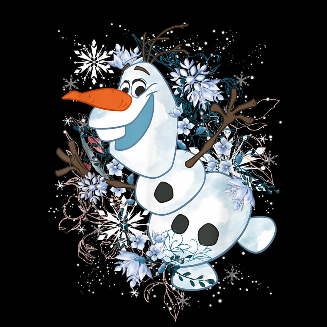 Frozen Olaf Dancing PNG – Snowflakes Happy Graphic (instant Digital ...
