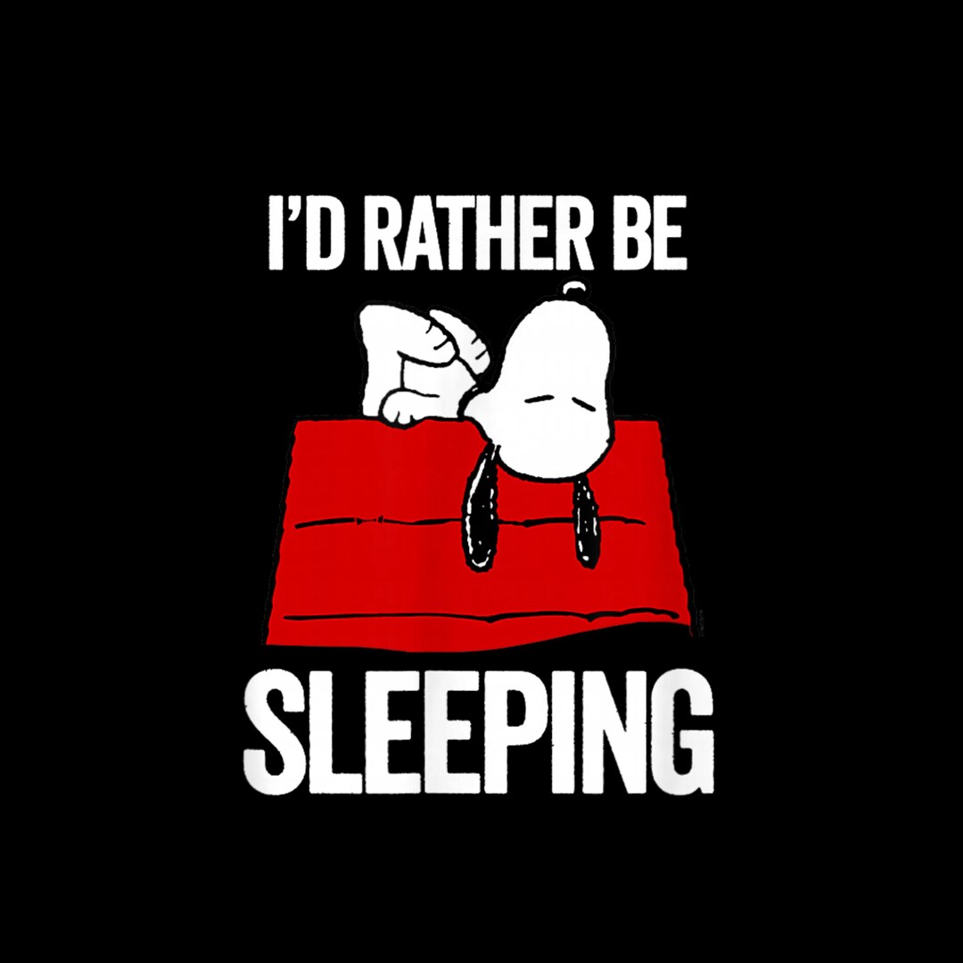 Snoopy Sleeping PNG – Peanuts Cartoon Design (instant Download) - Etsy