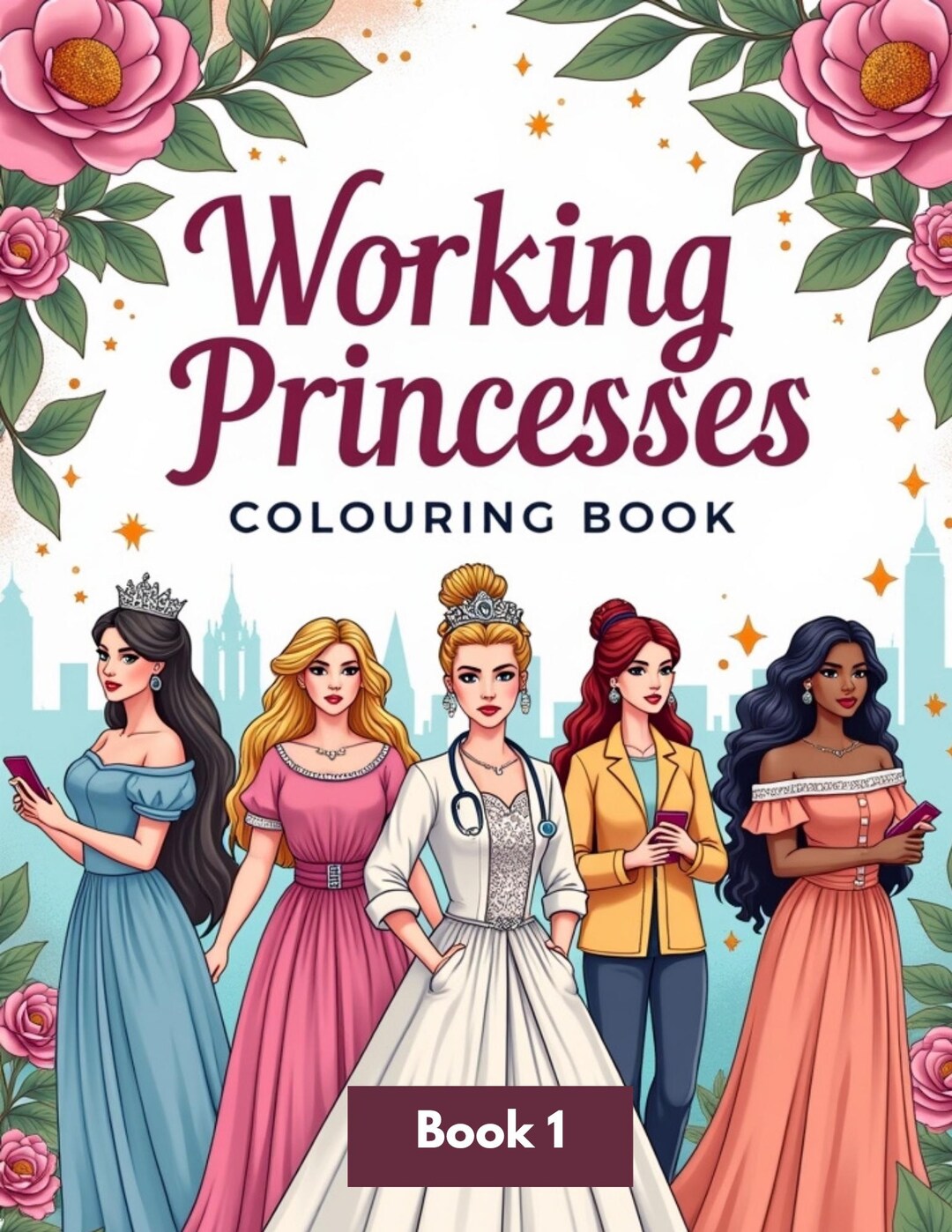 Working Princesses Colouring Book – 25 Inspiring Pages | Printable ...