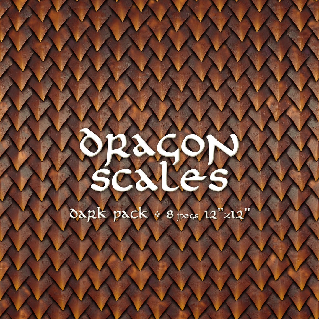 Dragon Scales Digital Papers, Dragon Scales Textures, Realistic Dragon ...