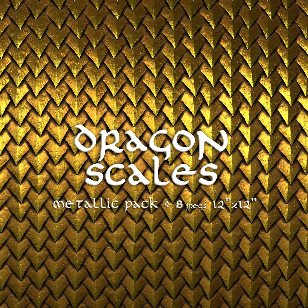 Dragon Scales Digital Papers, Dragon Scales Textures, Realistic Dragon ...
