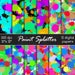 Paint Splatter Digital Papers, Paint Splat, Paint Drops, Splashes ...