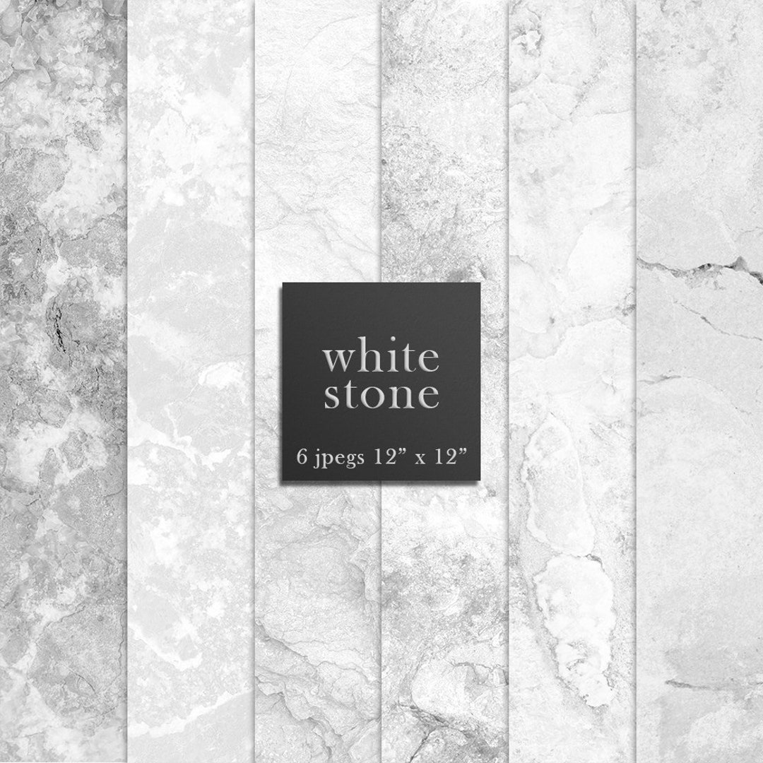 White Stone Digital Papers, Stone Textures, White Granite, White Marble ...