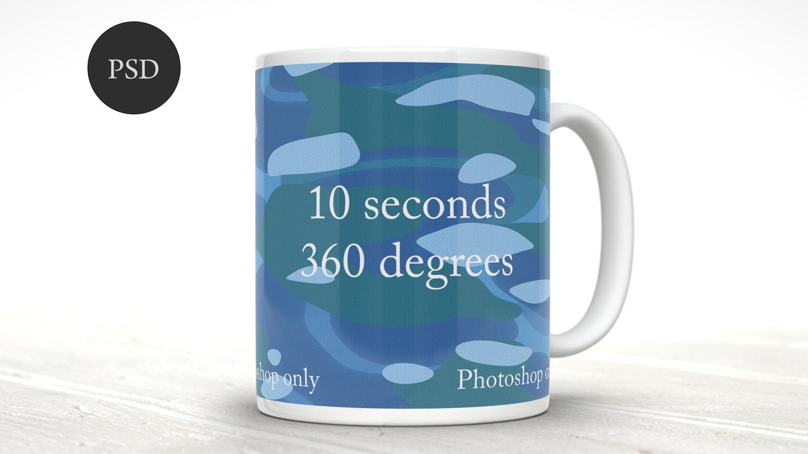 11oz White Mug Animation Mug Video Spinning Mug Mock Up - Etsy