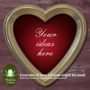 Gilded Gold Digital Picture Frames - Gold Digital Borders - Gold ...