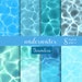 Water Digital Papers SEAMLESS, Underwater Papers, Seawater Papers ...