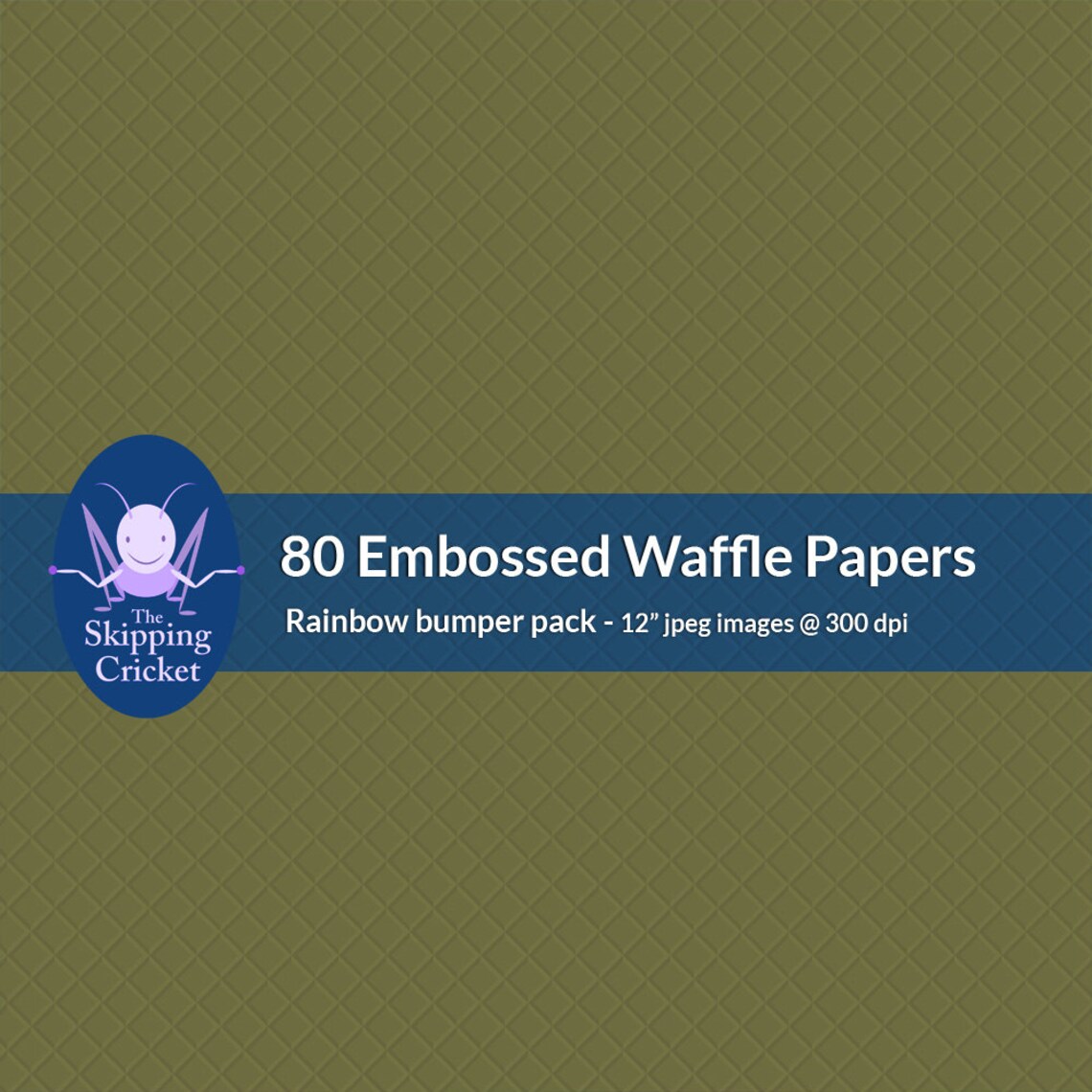 80 Rainbow Colored Waffle Scrapbooking Papers Waffle Digital - Etsy