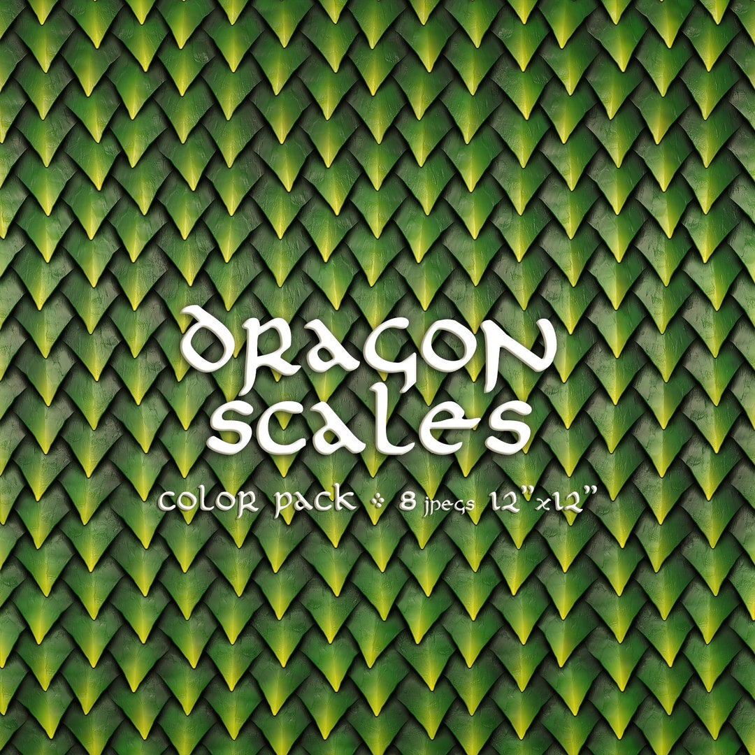 Dragon Scales Digital Papers, Dragon Scales Textures, Realistic Dragon ...