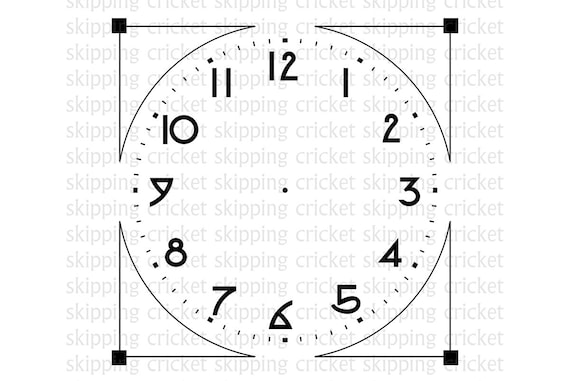 Arts And Crafts Clock Faces