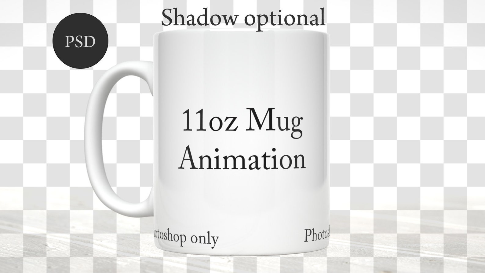 11oz White Mug Animation Mug Video Spinning Mug Mock Up - Etsy