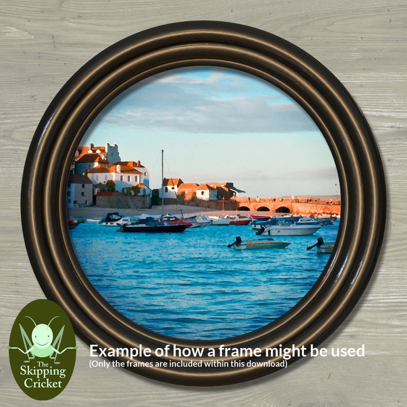 Antique Bronze Digital Photo Frames Bronze Digital Borders - Etsy