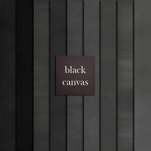 18 Black Canvas Digital Papers, Black Watercolor Papers, Dark Digital ...