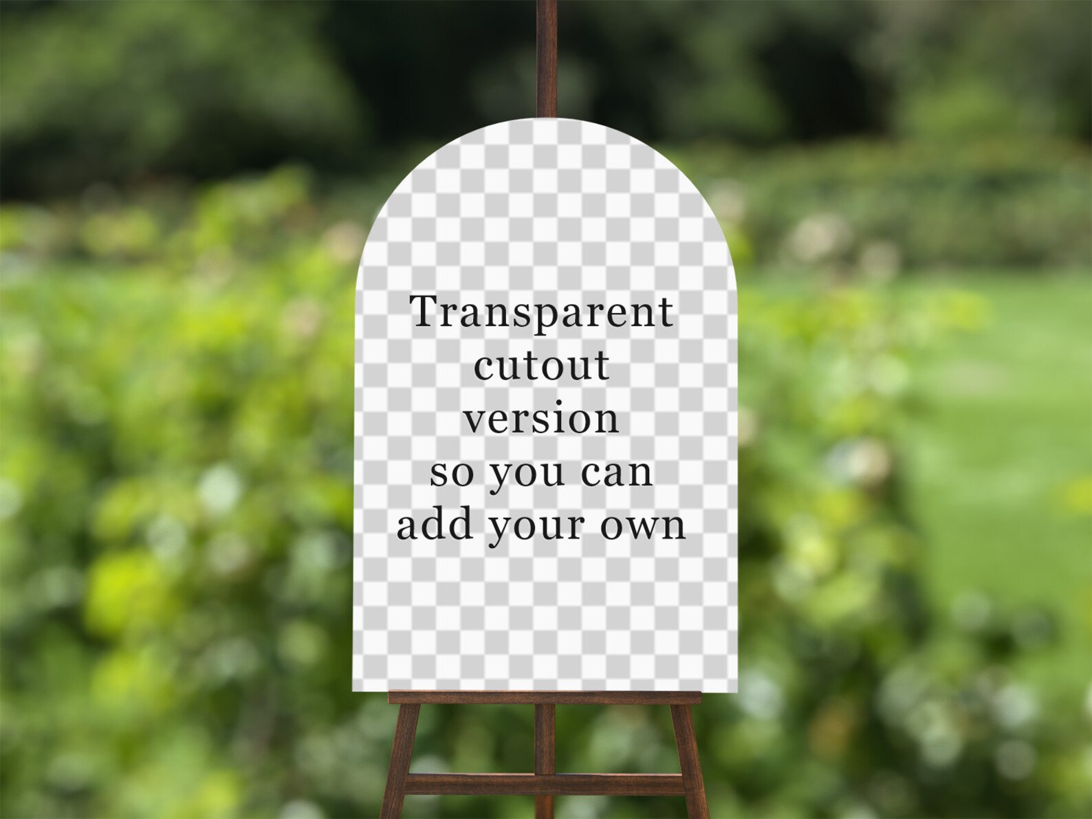 Arched Wedding Sign Mockup Wedding Easel Mockup PSD Smart - Etsy