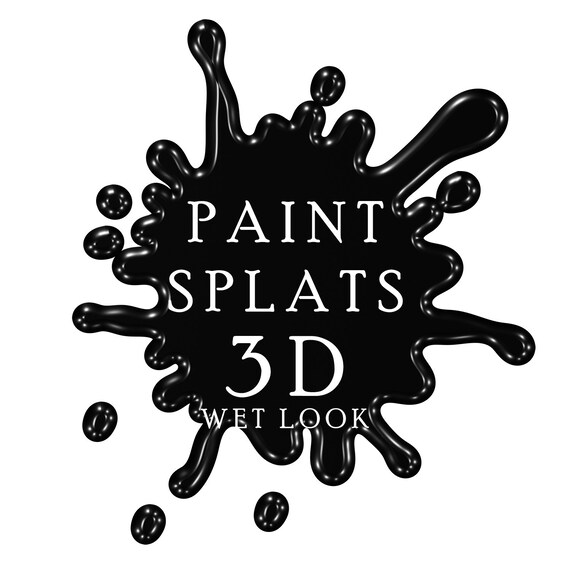 Paint Splatter 3d Transparent