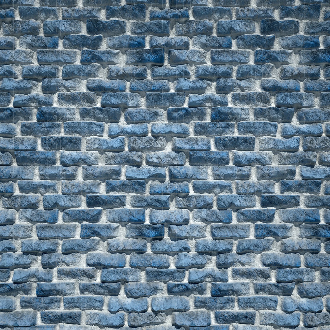 Blue Brick Wall Backgroundblue Stone Wallhi Res Blue Brick - Etsy
