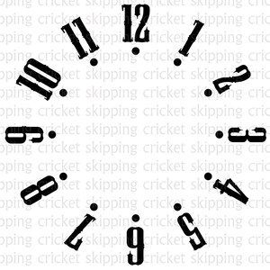 Texas Style Clock Face Svg Dxf Eps Cut File for Cricut Silhouette ...