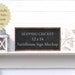 12x24 Farmhouse Sign Mockup, Simple Wood Frame, Cottage Styled Stock ...