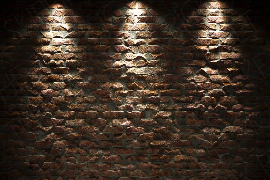Brick Backdrop Brick Wall Background Digital Brick Wall | Etsy