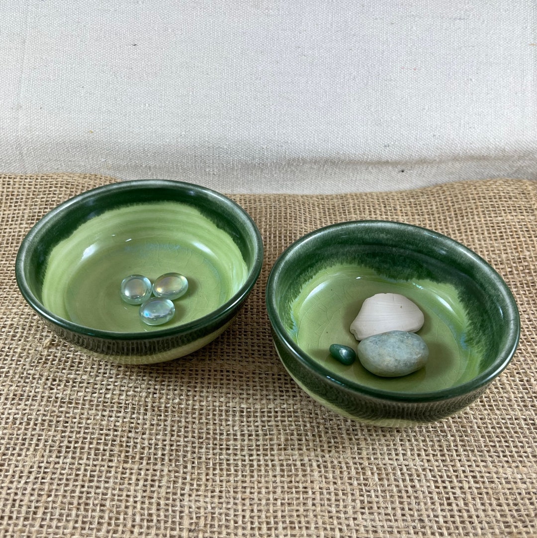 Lime Green Salsa Bowls, Dip, Cereal, Trinkets, Food Safe - Etsy