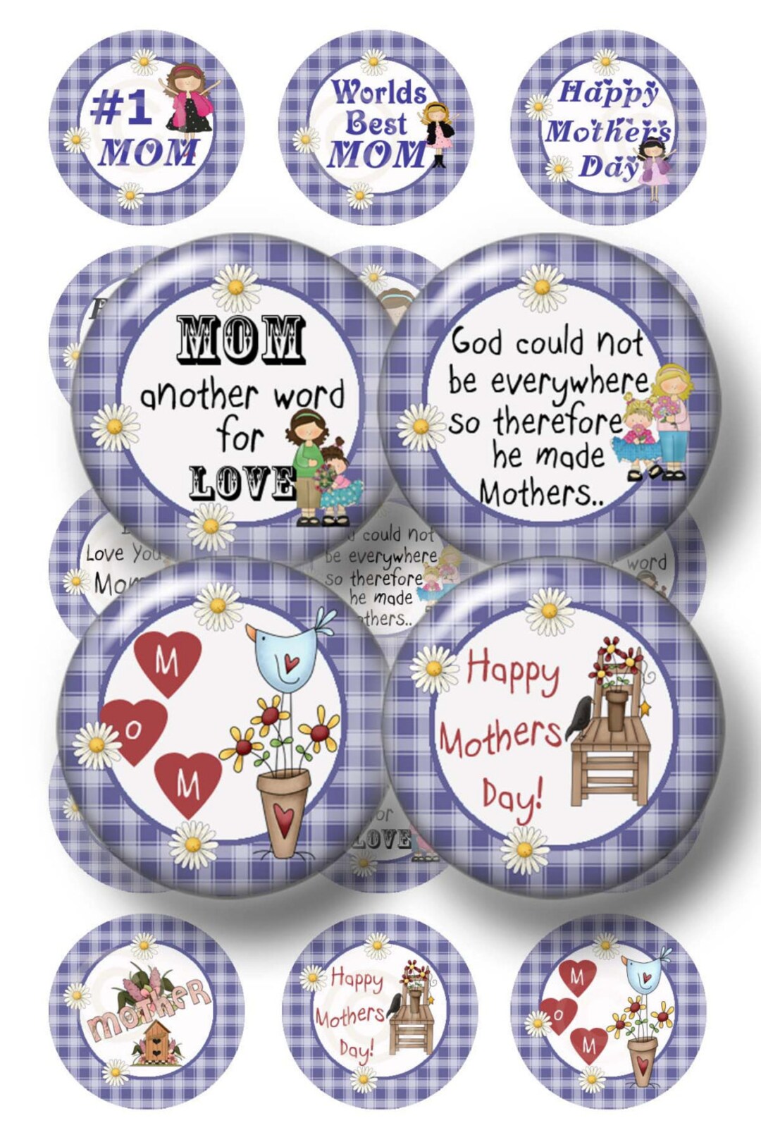 Mother, Mom Sayings, Digital Collage Sheet, Bottle Cap Images, 1 Inch ...