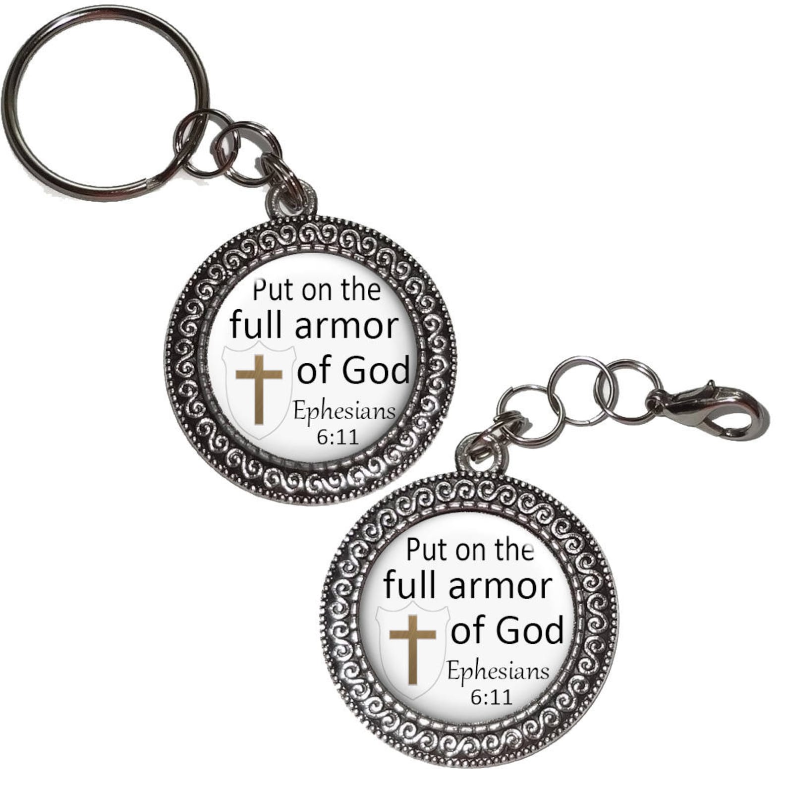 Key Chain Put on the Full Armor of God Christian Gift Purse | Etsy