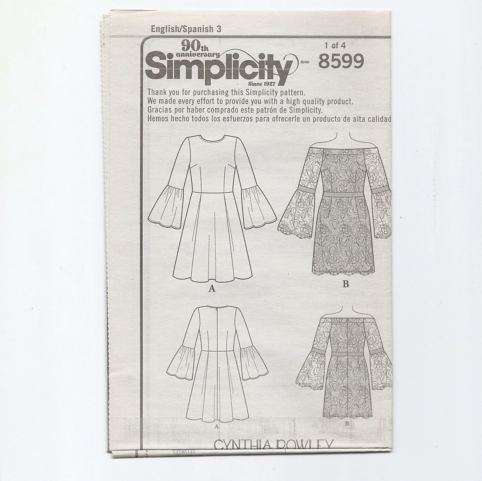 Misses/misses Petite Dress, Cynthia Rowley Design, Simplicity 8599 ...
