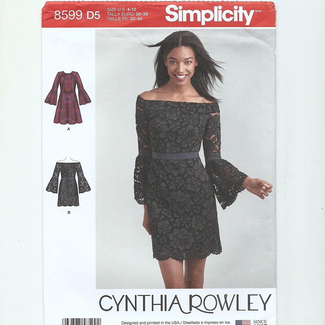 Misses/misses Petite Dress, Cynthia Rowley Design, Simplicity 8599 ...