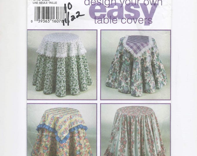 Tablecloths, Table Toppers, Table Runners Easy Sewing Pattern ...