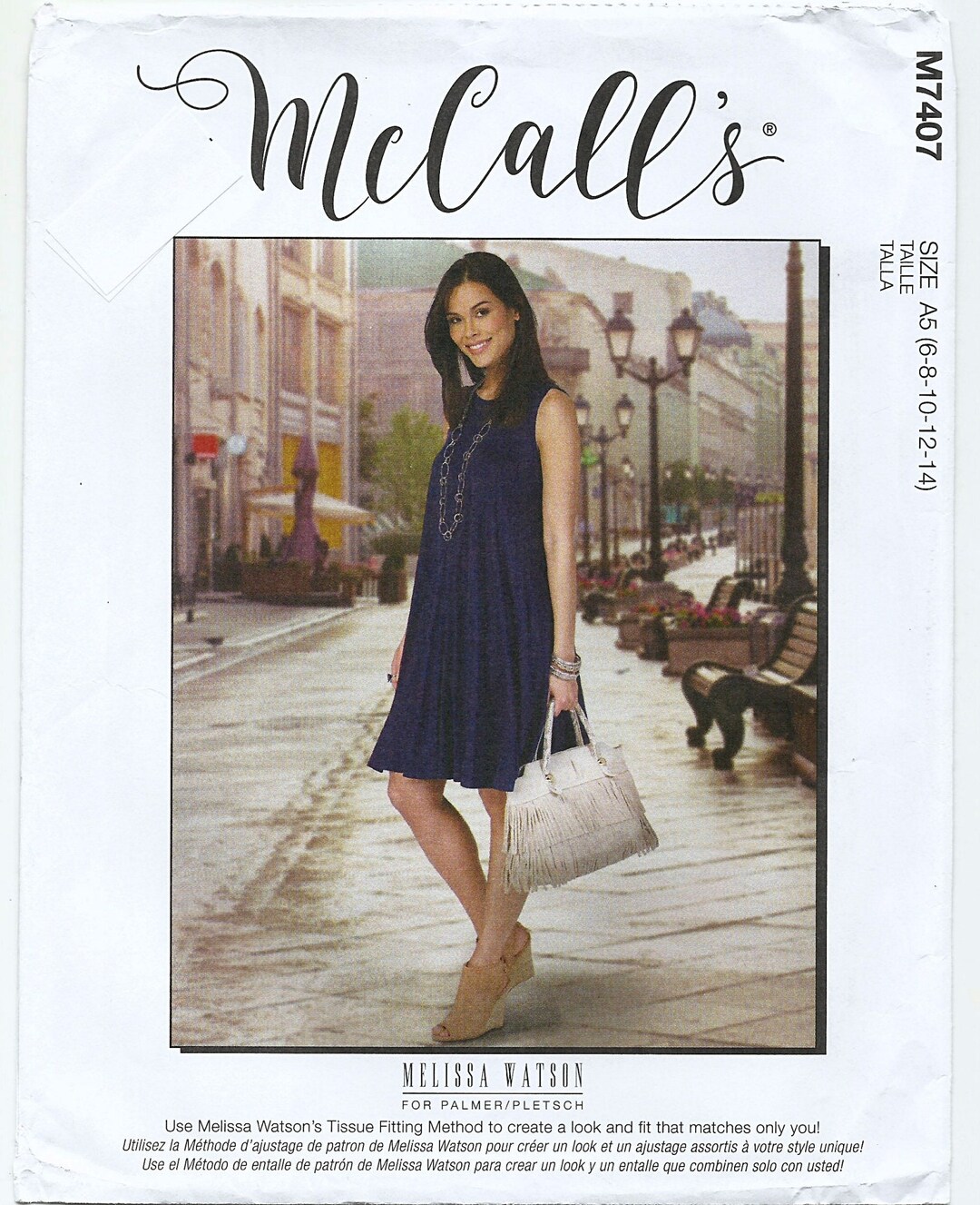Misses Top, Dress Sewing Pattern, Melissa Watson Palmer Pletsch Mccalls ...