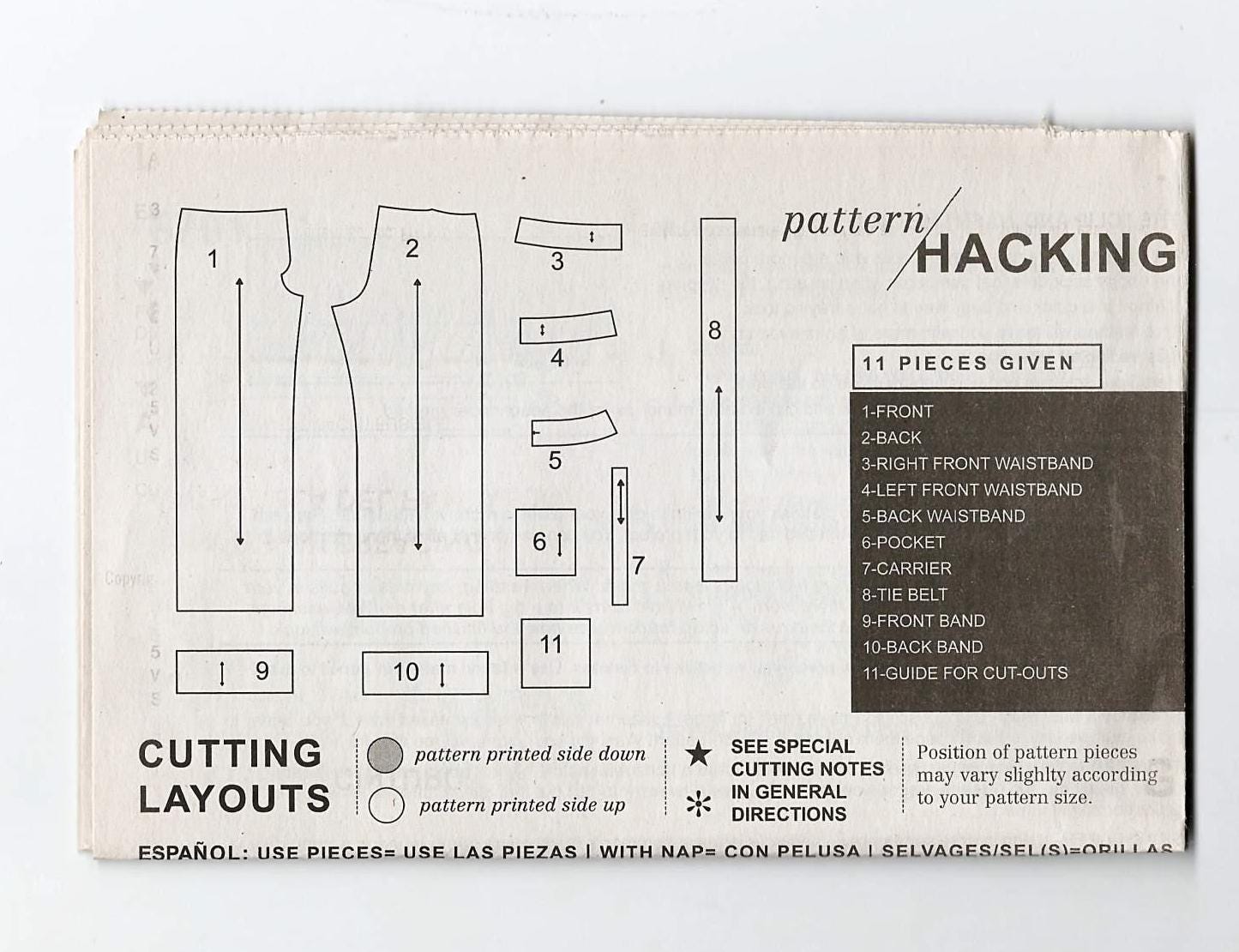 Misses Pants Sewing Pattern, Design Hacking Options, Simplicity 8701 ...
