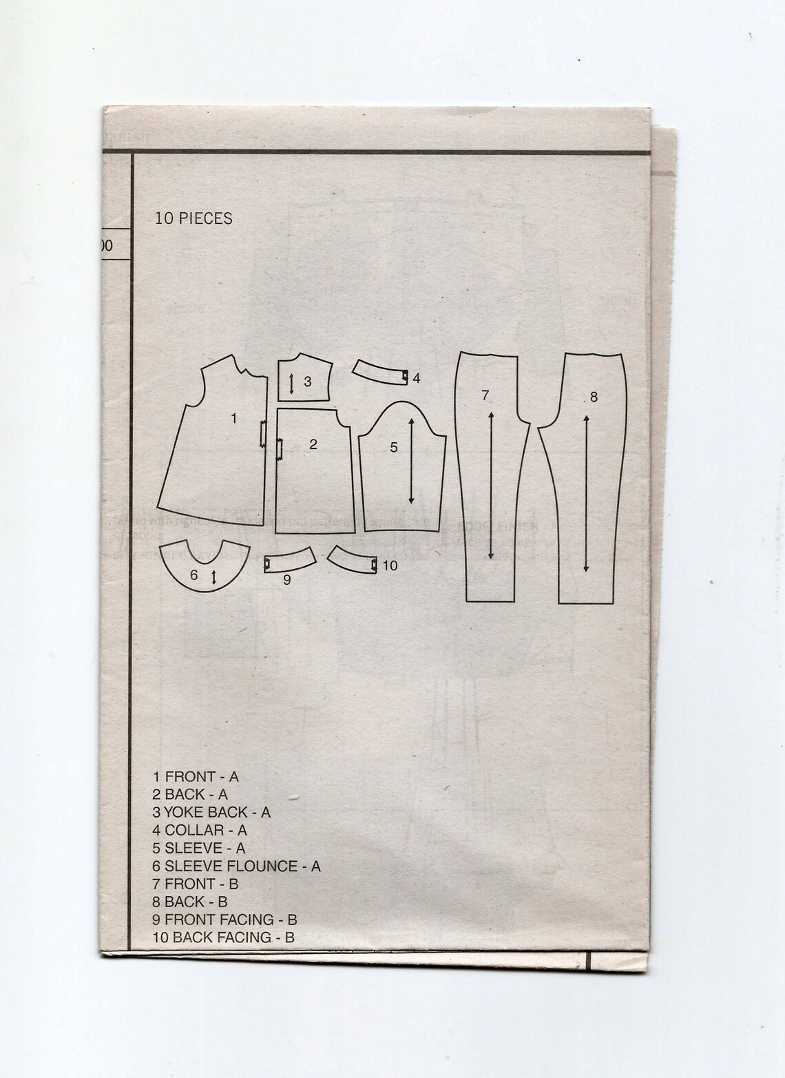 Misses Top and Pants New Look Sewing Pattern N6712, Sizes 6 to 18, Bust ...