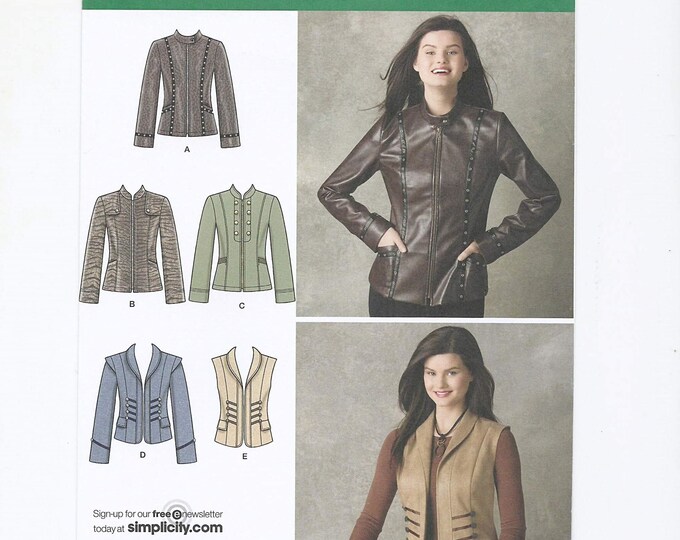 Misses Jackets, Simplicity Sewing Pattern 2341, Sizes 6 to 14, Factory ...