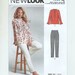 Misses Top and Pants New Look Sewing Pattern N6712, Sizes 6 to 18, Bust ...