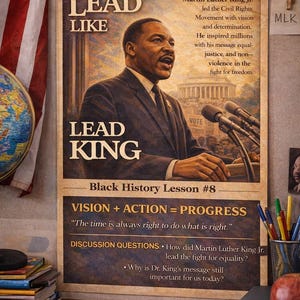 10 Black History Lessons for Kids | Printable Classroom Posters | Black ...