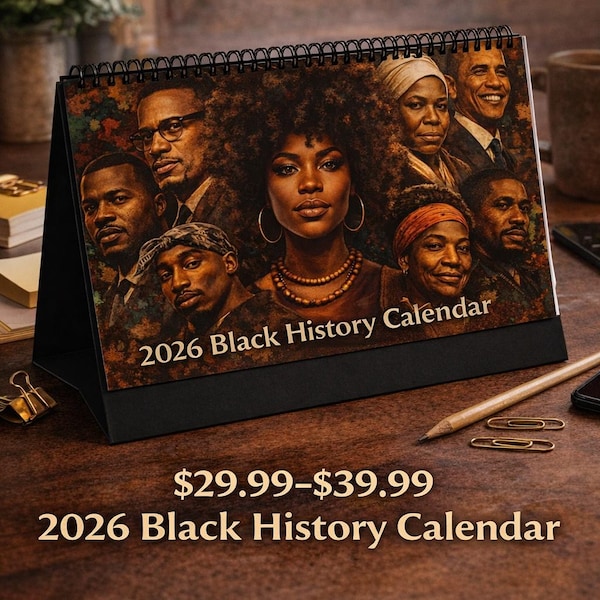 2026 Black History Calendar - Etsy