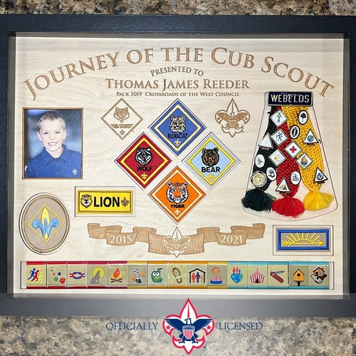 Honor the Achievement Journey of the Cub Scout Plaque 11x14 - Etsy