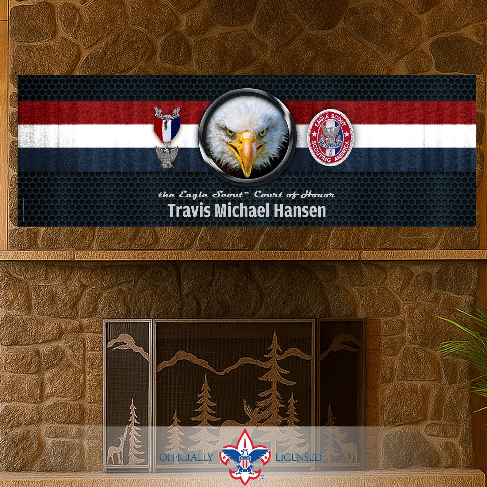 Gratitude Eagle Scout banner, Eagle Scout Court of Honor banner, BSA ...