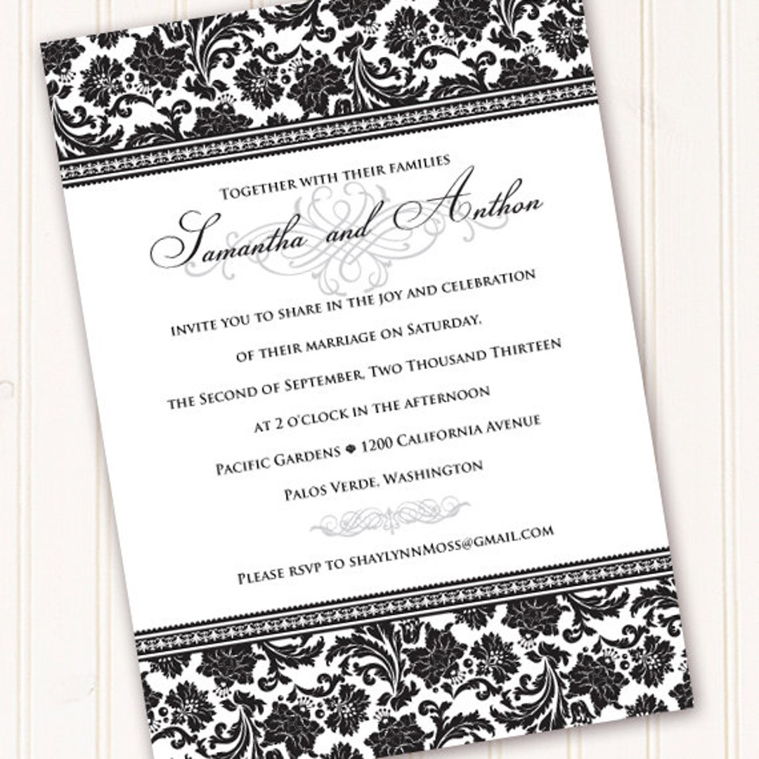 Wedding Invitations, Formal Wedding Invitations, Wedding Invitation and ...