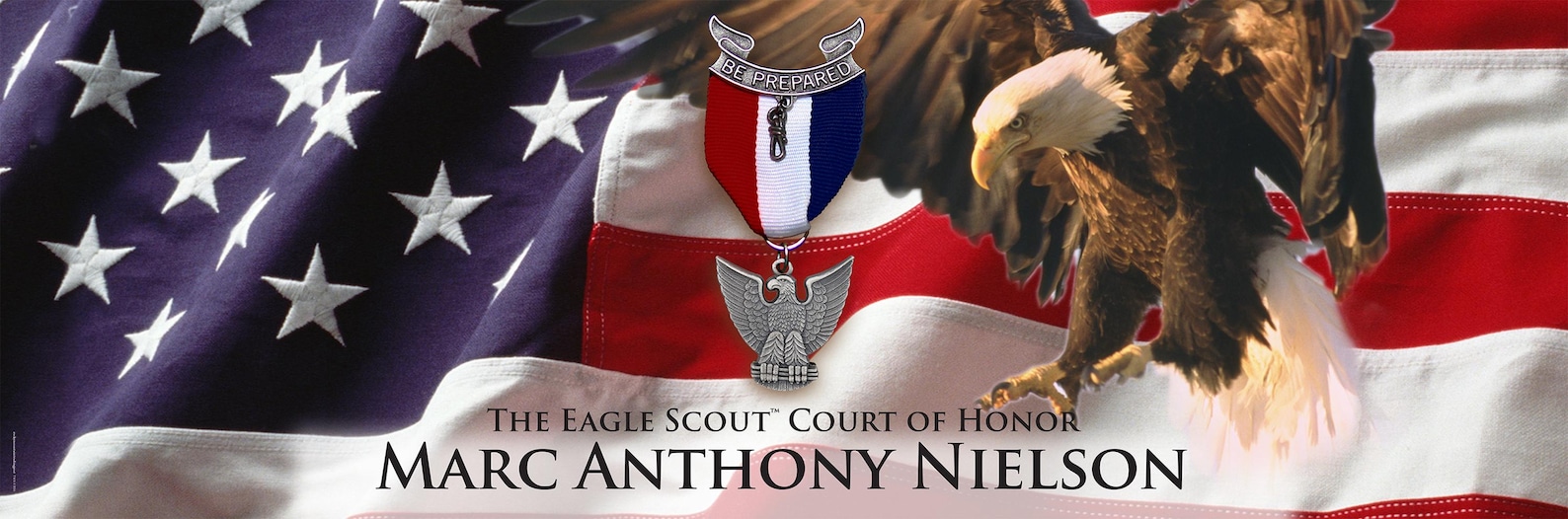 Citizenship Eagle Scout Banner, Eagle Scout Court of Honor Banner ...