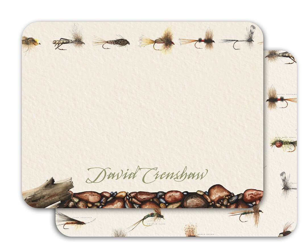 Thank You Cards, Fly Fishing Notecards, Fly Fishing Thank You Cards ...