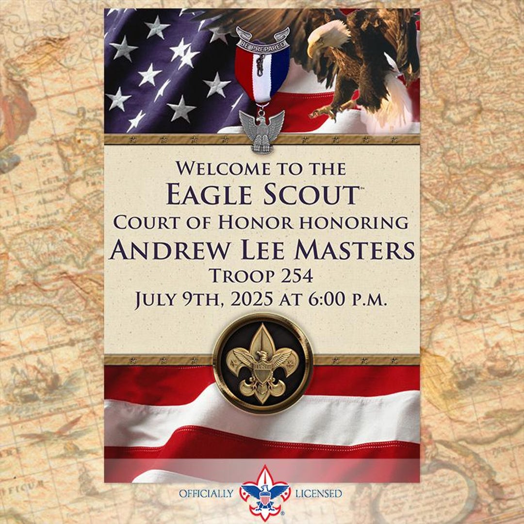 Citizenship Eagle Scout Welcome Poster 18"x24" BSA0821B - Etsy