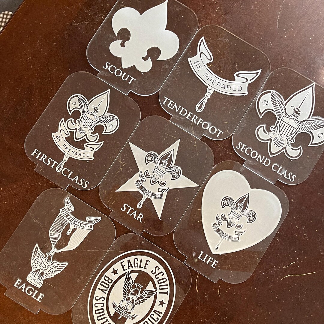 Eagle Scout Lighted Celebration, Set of 8 Lighted Signs and Light up ...