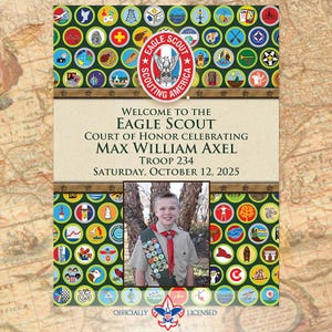 Meritsofscouting Eagle Scout Welcome Poster 18"x24" BSA1321A - Etsy