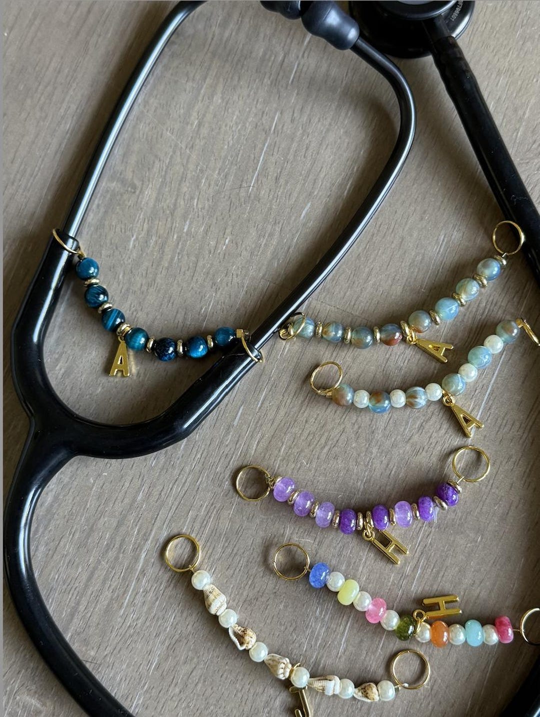 Custom Stethoscope Name Charms -- Personalized Medical ID Gift for ...