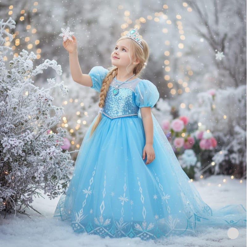 Elsa Frozen Kid Outfit - Etsy UK