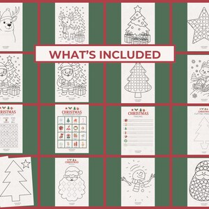Christmas Activity Bundle for Kids | 17 Printable Preschool and ...