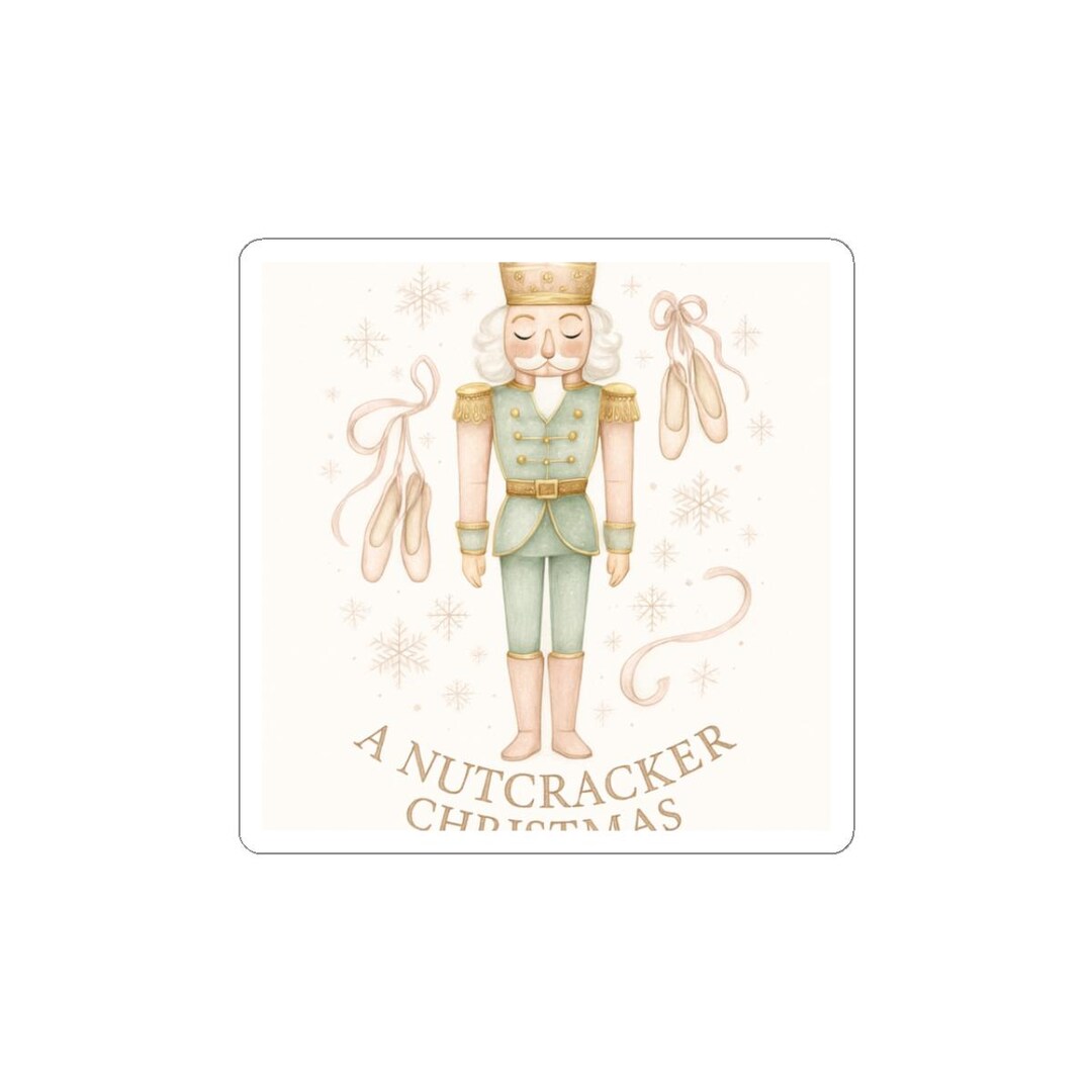 Nutcracker Illustration Kiss-cut Stickers | Christmas Ballet Ballet ...